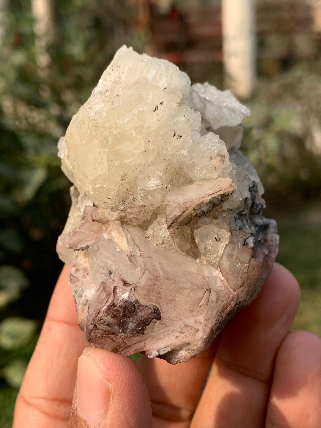Colourless Light Yellow Apatite / Fluorapatite Step Terminated Crystals ...