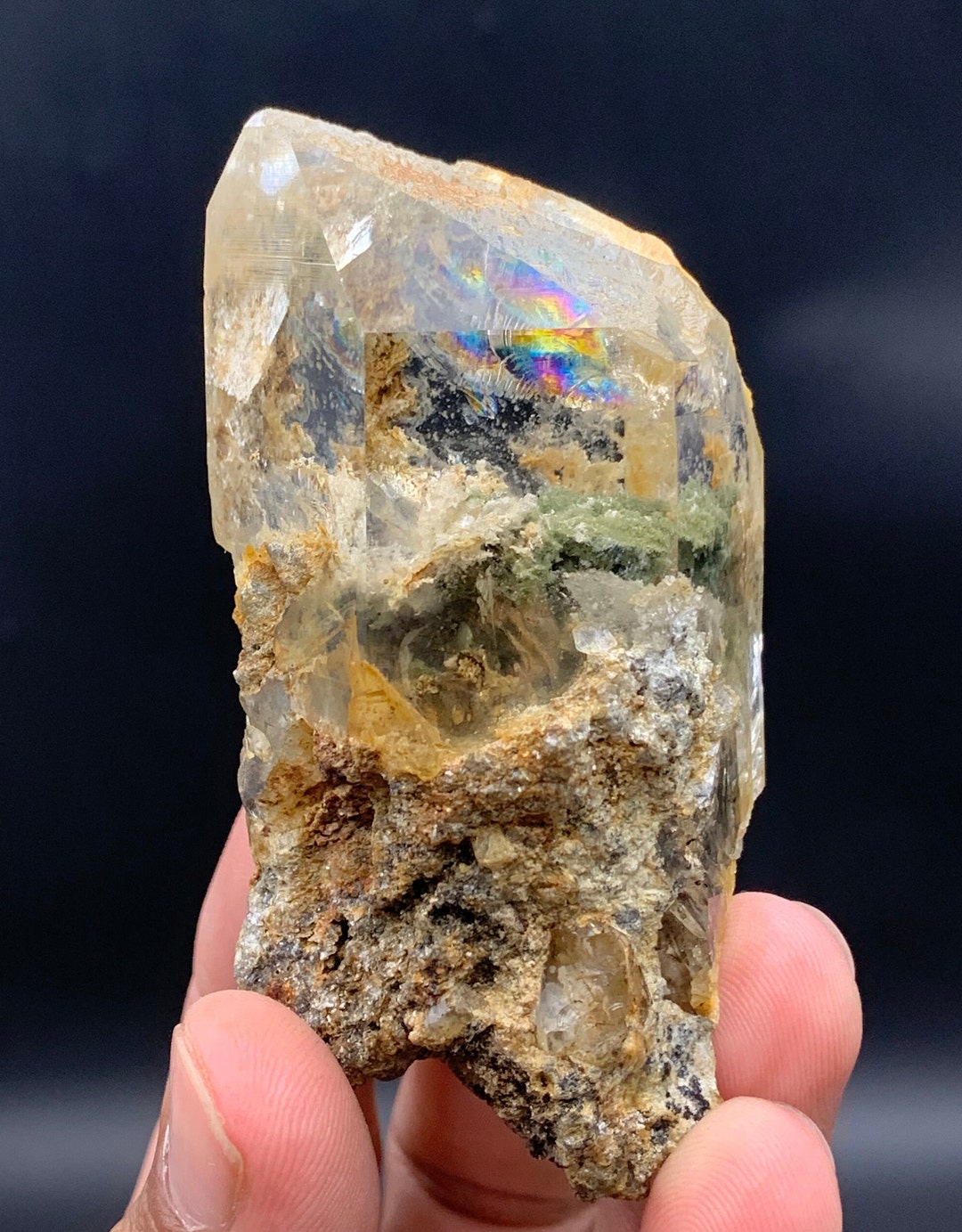 Super Lustre Garden Quartz / Rutile / Graphite Included Superb Quartz ...