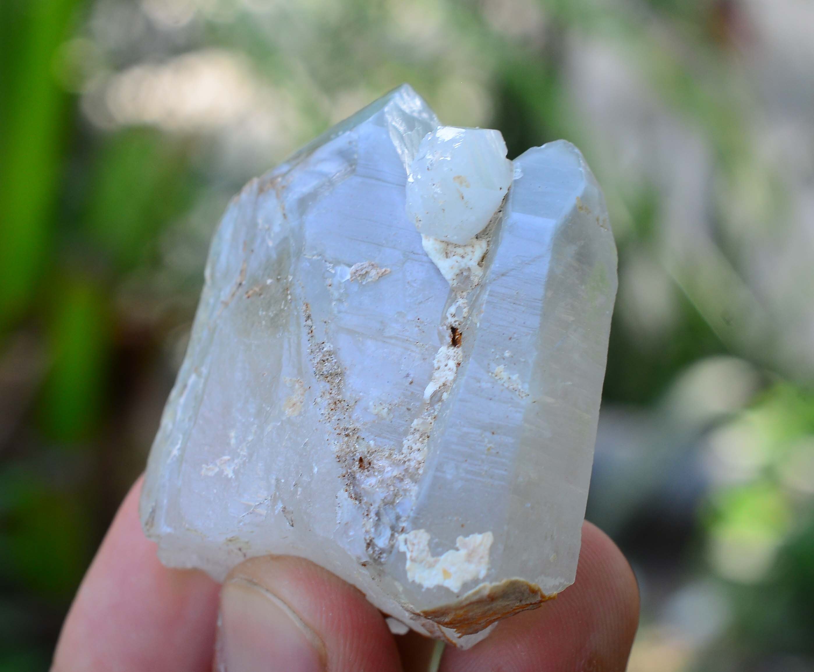 Twin Quartz Crystal With Twin Graphite Phantoms From Skardu Pakistan (N ...