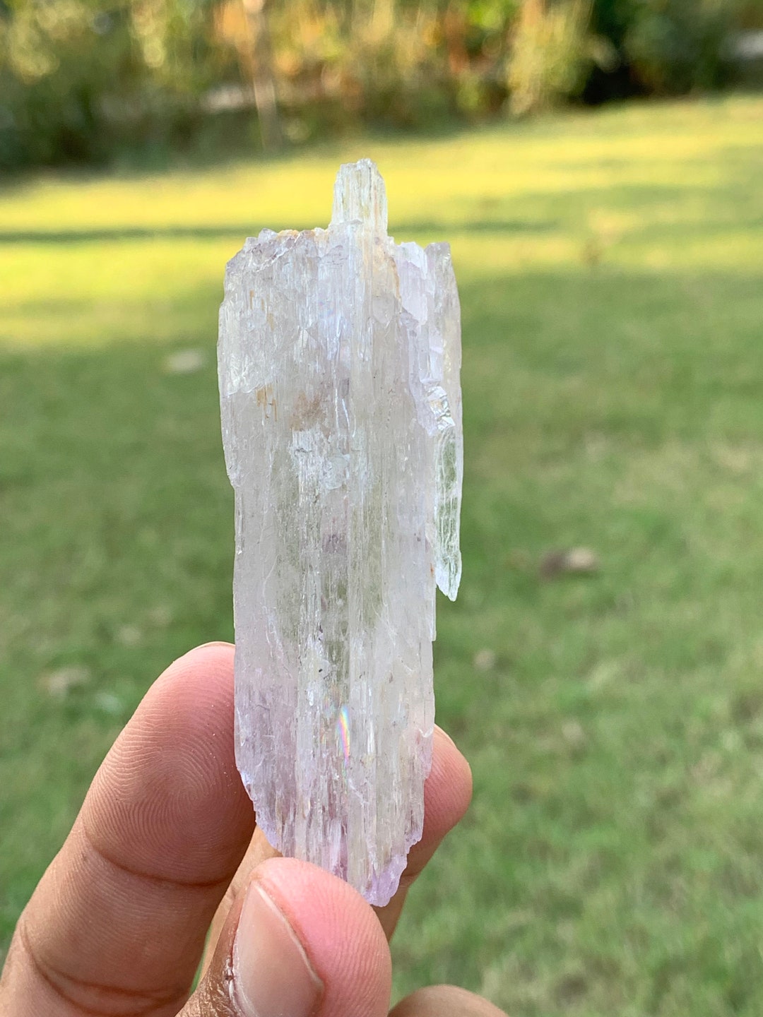 Spodumene Var Clear Pink Kunzite Crystal With Sharp Lustre ...