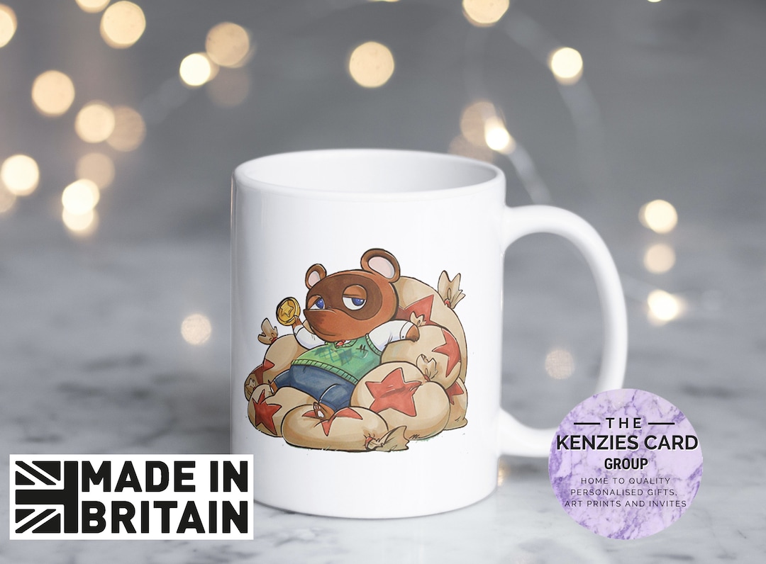 Personalised Animal Crossing Tom Nook Bells Mug Birthday - Etsy UK