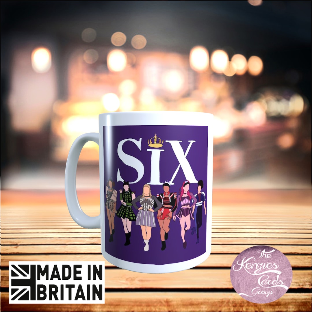 Personalised Six the Musical Graphic Mug Six Musical Mug West End ...