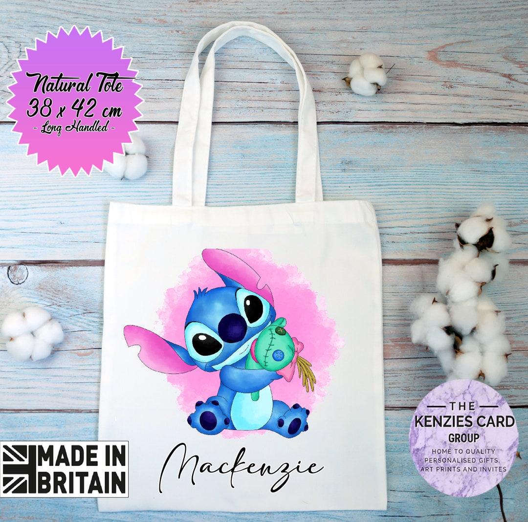 Personalisd Lilo and Stitch Tote Bag. Disney Ohana Means Family Stitch ...