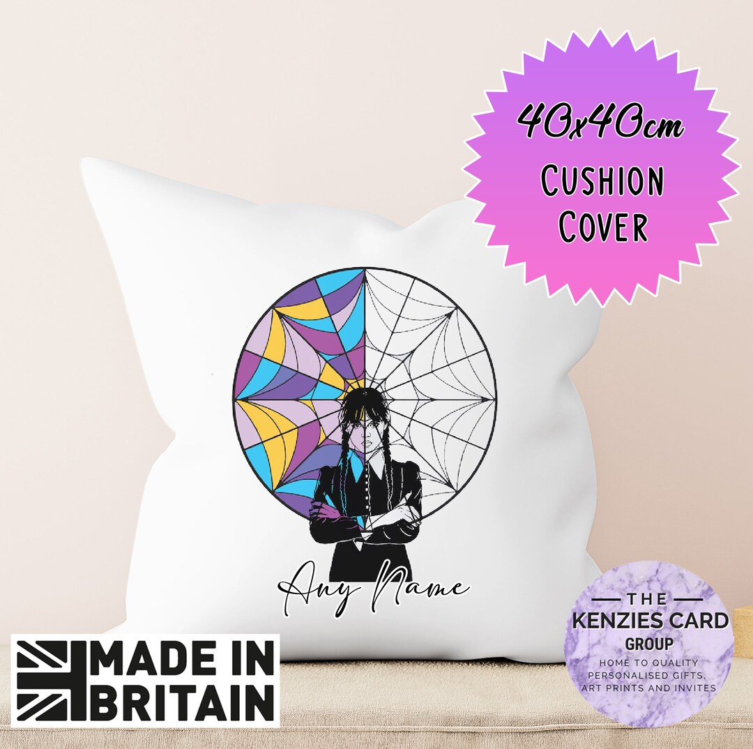 Personalised Wednesday Adams Family Soft Cushion Cover - Etsy