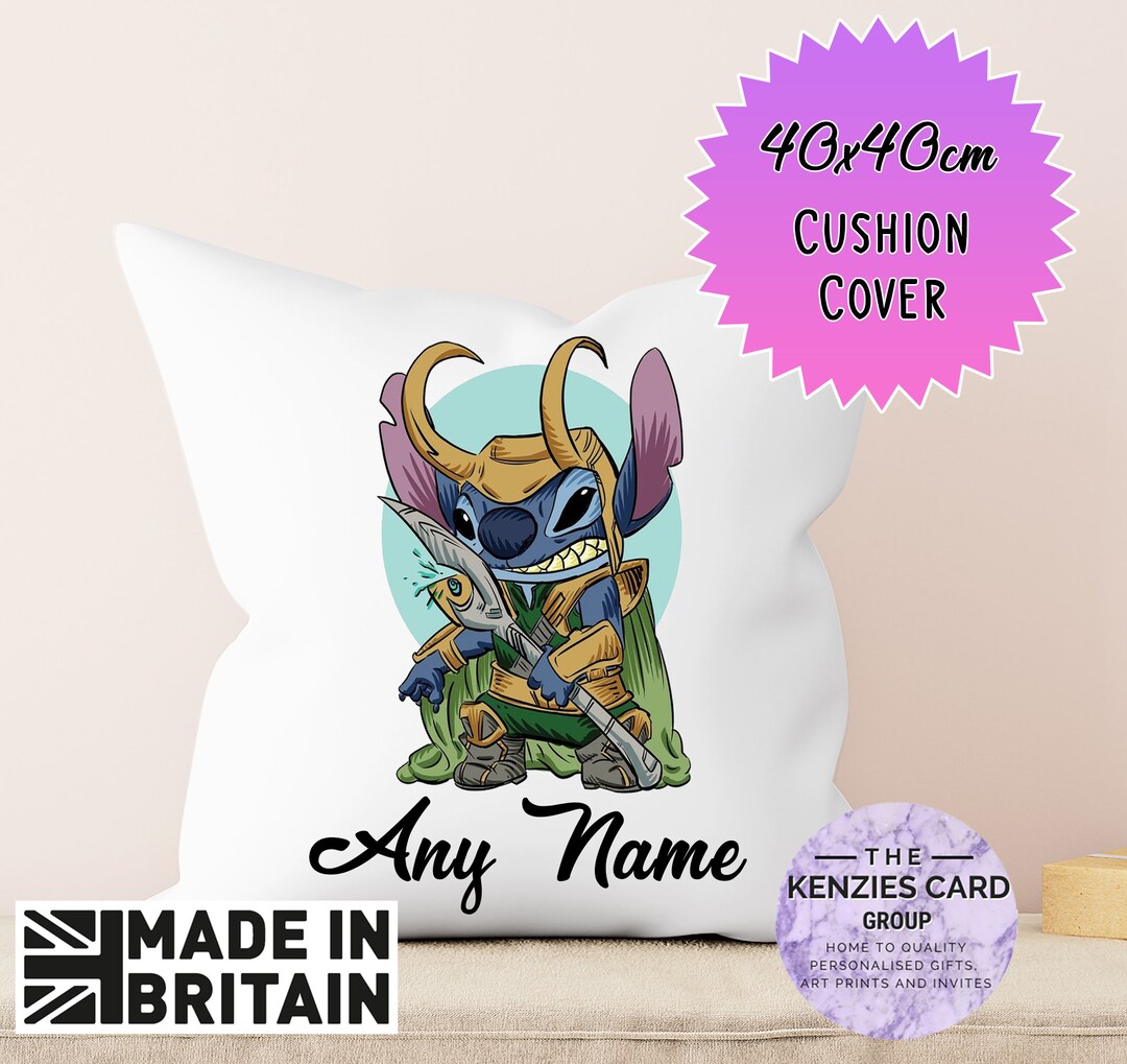 Personalised Lilo and Stitch Soft Cushion Cover Birthday Gift - Etsy