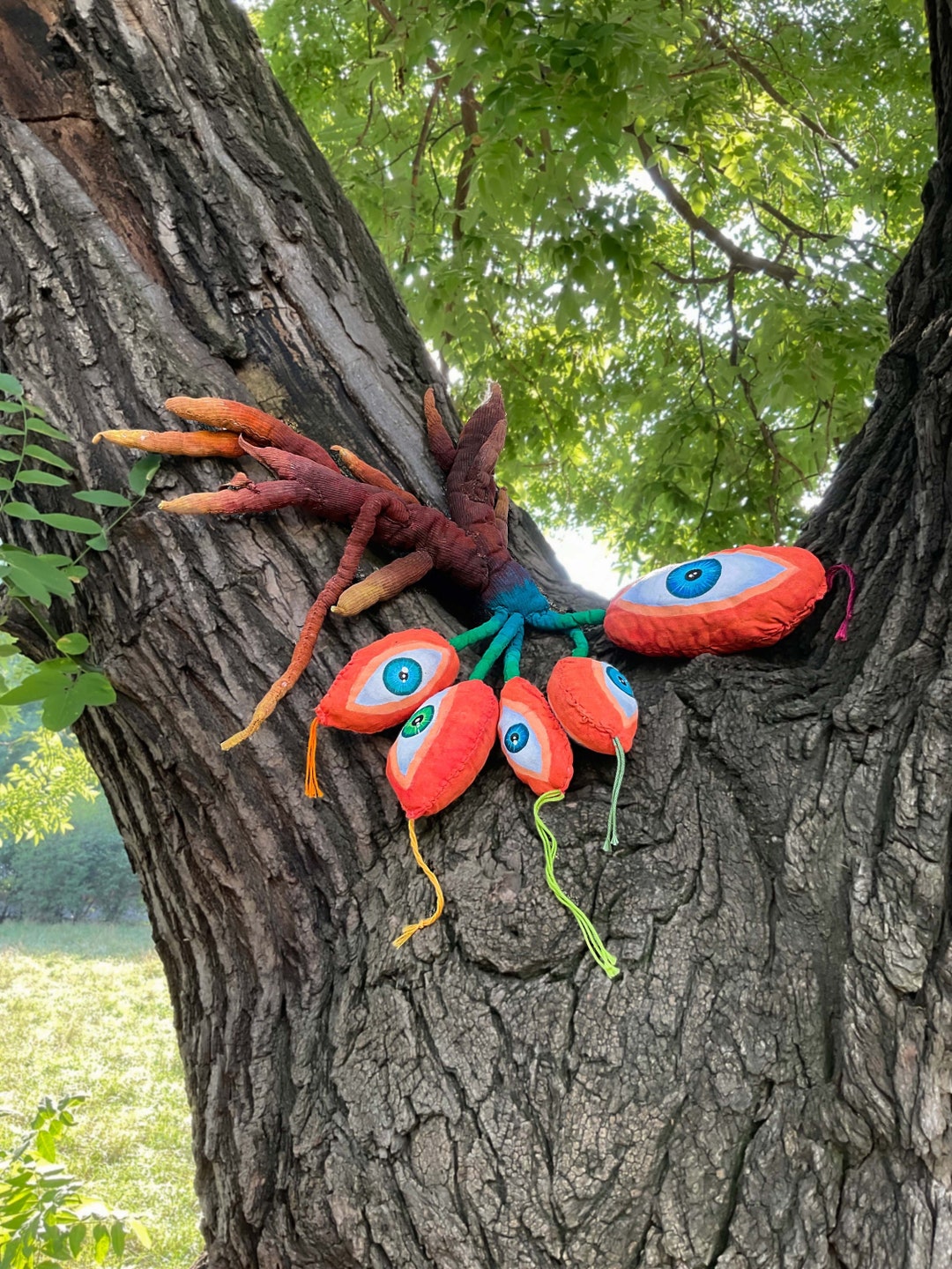 Handmade Toy,fantasy Alien Plush,forest Spirit,educative Posable ...