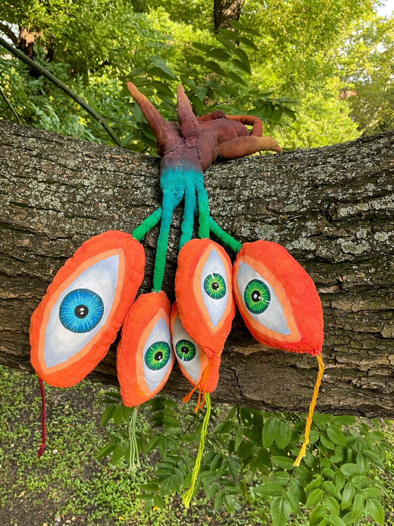Handmade Toy,fantasy Alien Plush,forest Spirit,educative Posable ...