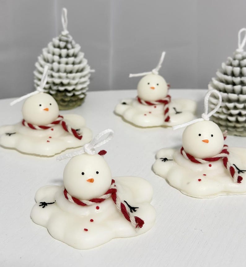 CNDLNYC | Melted Snowman Candle - Etsy