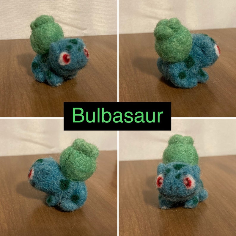 Handmade Pokemon Figures Mini Pokemon Needle Felted Pokémon | Etsy