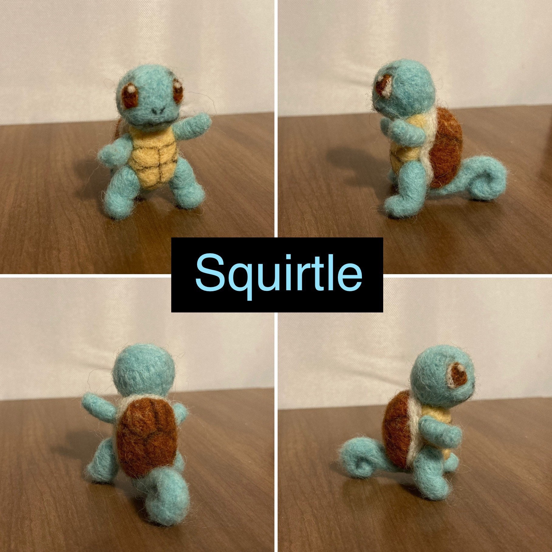 Handmade Pokemon Figures, Mini Pokemon, Needle Felted Pokémon, Pikachu ...
