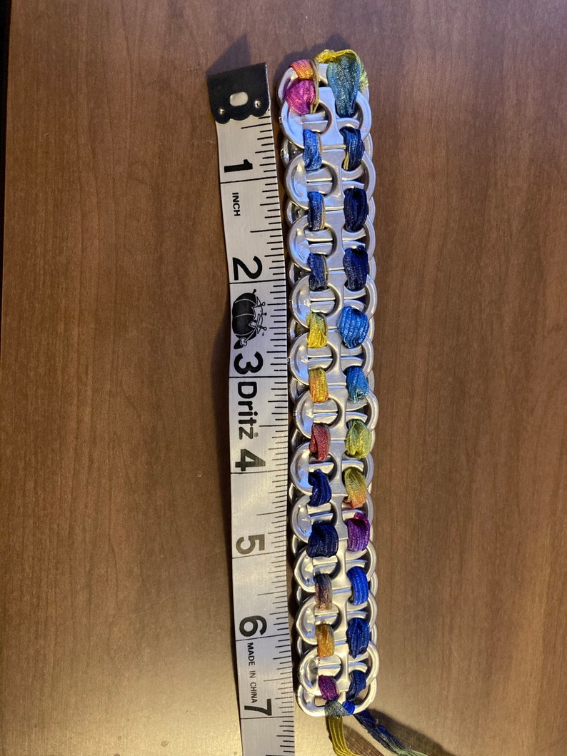 Custom Pop Tab Bracelet, Recycled Can Tab Jewelry, Unique Accessories ...