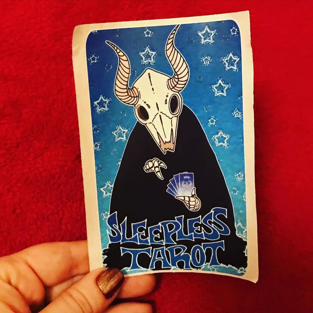 The Sleepless Tarot Sticker - Etsy