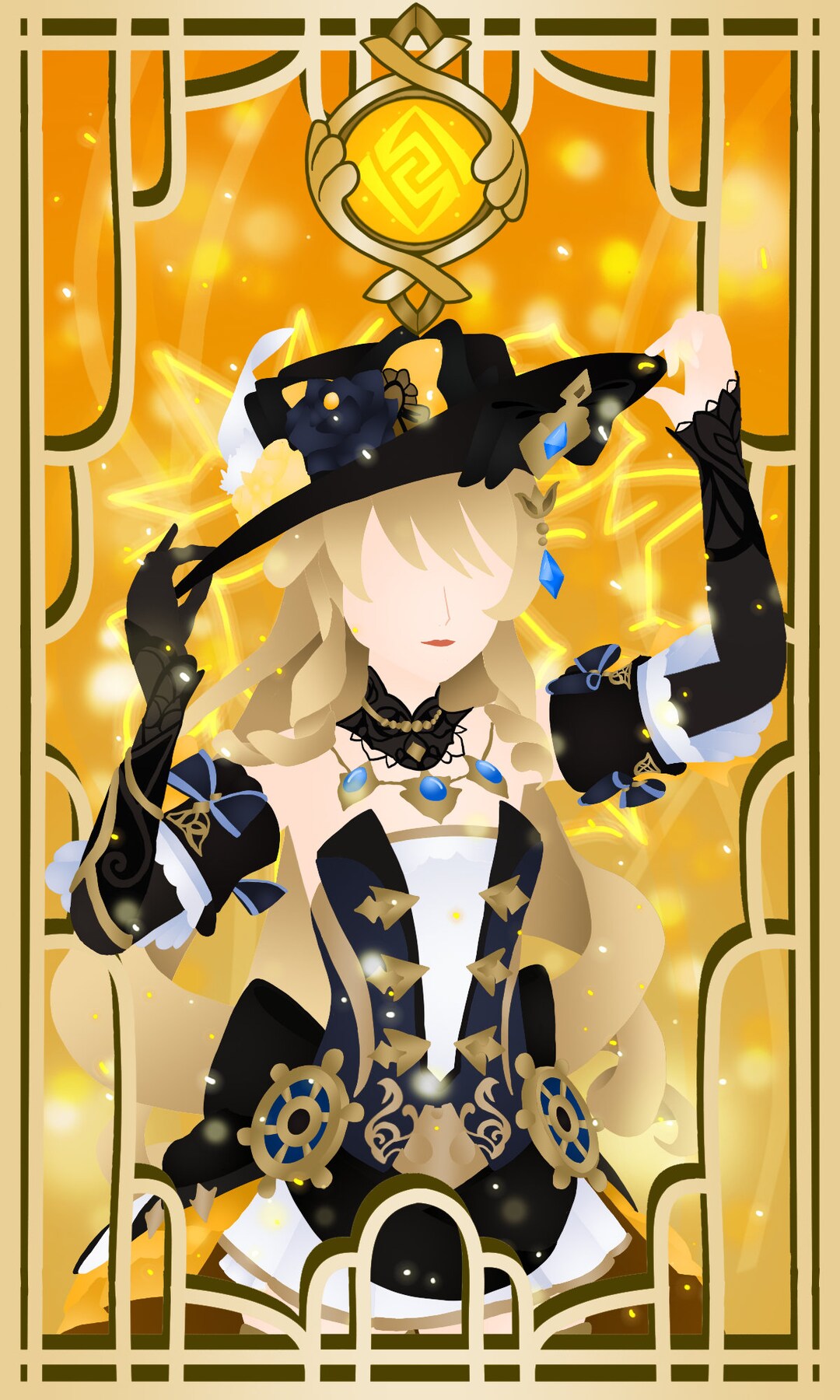 Genshin Impact Card Navia - Etsy