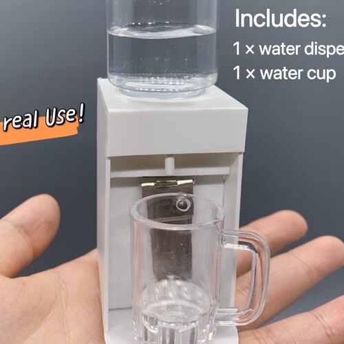Dollhouse Miniature REAL Working Mini Water Dispenser Battery - Etsy