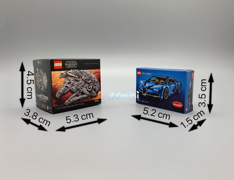 MINI Dollhouse Miniature 5 Boxes/set and Building Mini Blocks - Etsy