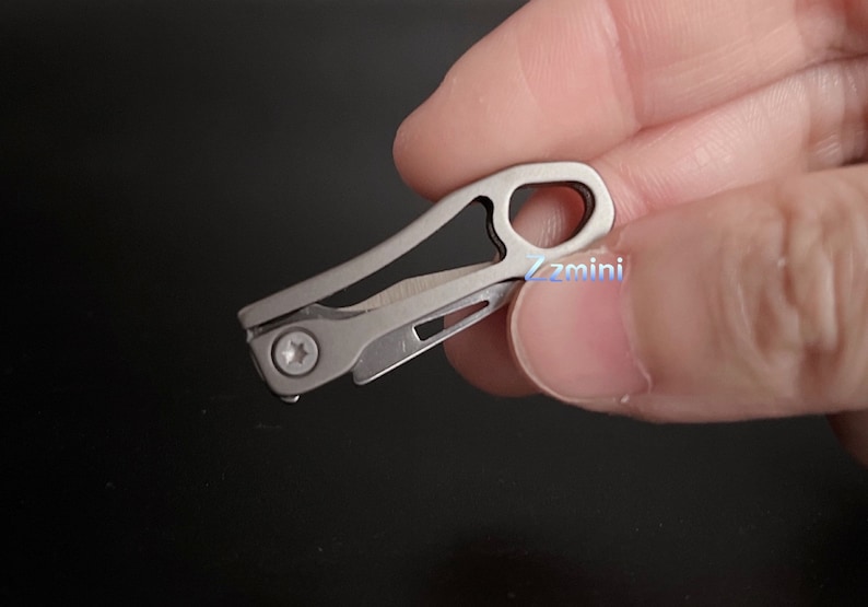 World Smallest Real Titanium Alloys Miniature Tiny Working Pocket Knife ...