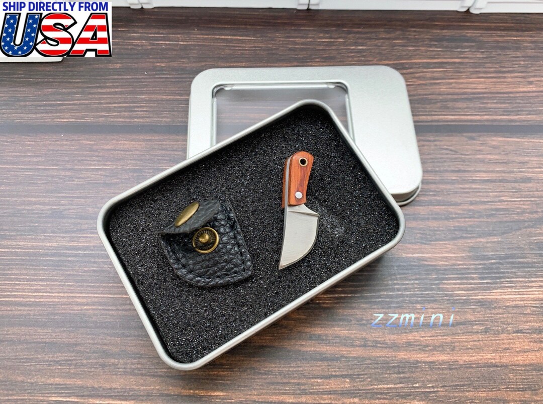 Dollhouse Miniature 1:12 Smallest Tiny Working Fix REAL Blade Knife ...