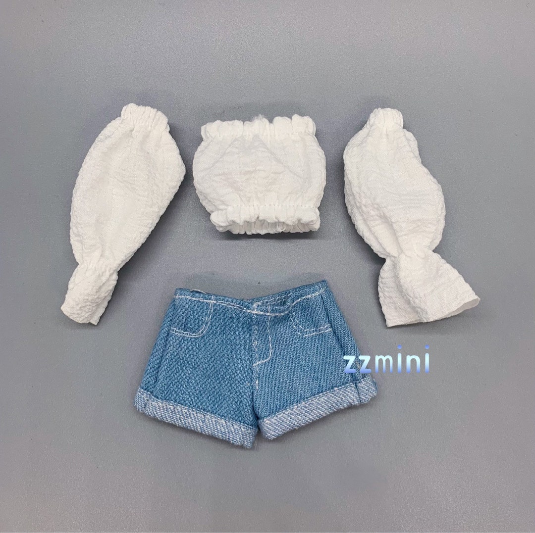 Handmade White Top for 11.5inch Fashion Doll Princess Clothes 1/6 Toy ...