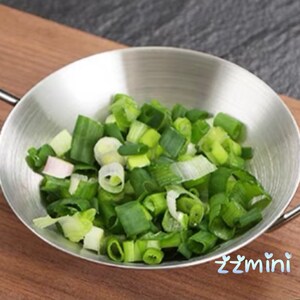 Real Mini Cooking Stainless Steel Frying Wok Pot Pan With Handle ...
