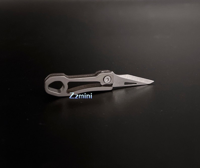 World Smallest Real Titanium Alloys Miniature Tiny Working Pocket Knife ...