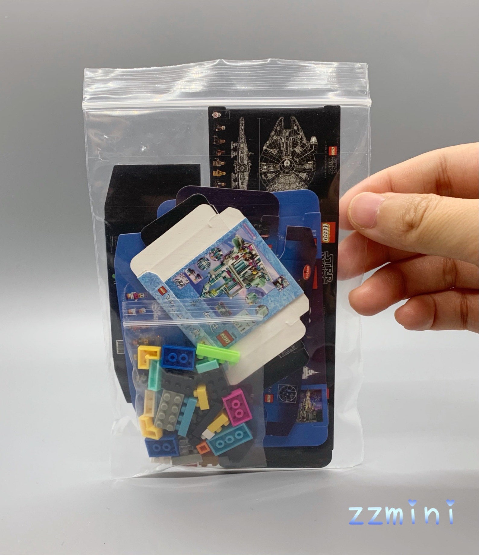 MINI Dollhouse Miniature 5 Boxes/set and Building Mini Blocks for ...