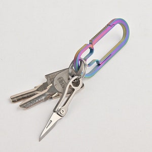 World Smallest Real Titanium Alloys Miniature Tiny Working Pocket Knife ...