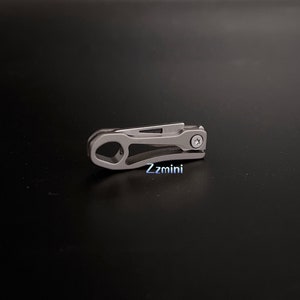 World Smallest Real Titanium Alloys Miniature Tiny Working Pocket Knife ...