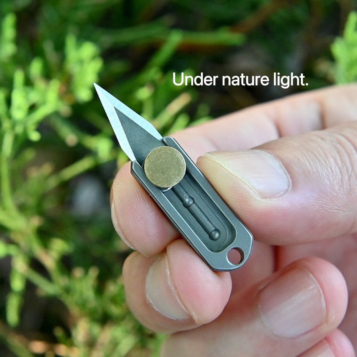 World Smallest Real Titanium Alloys Miniature Tiny Working Pocket Knife ...