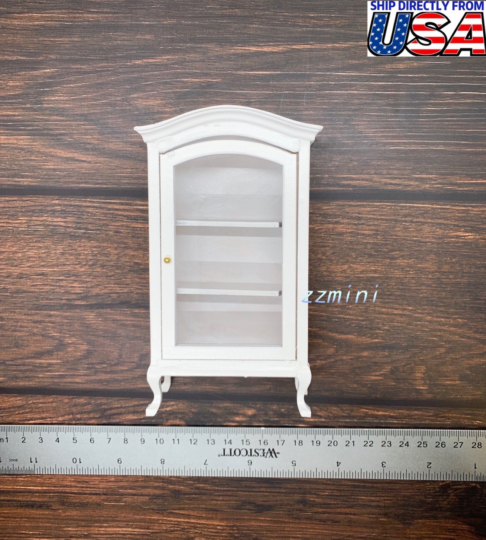 Dollhouse Miniature 1:12 Wood Display Cupboard Cabinet Shelf - Etsy