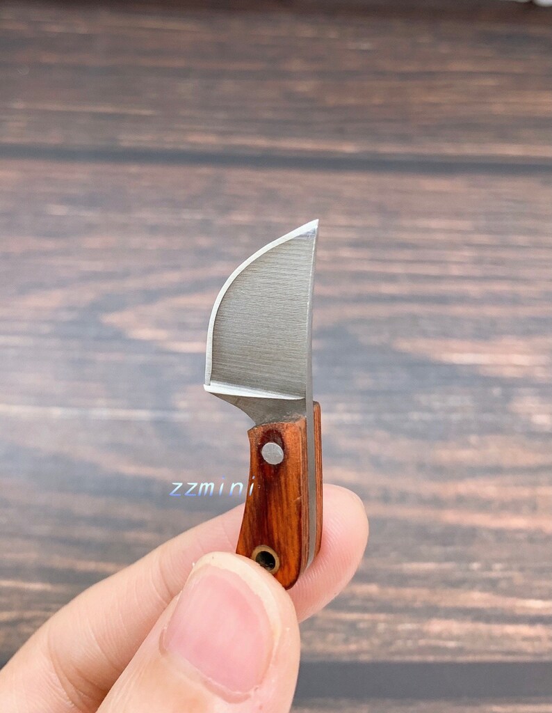 Dollhouse Miniature 1:12 Smallest Tiny Working Fix REAL Blade Knife ...