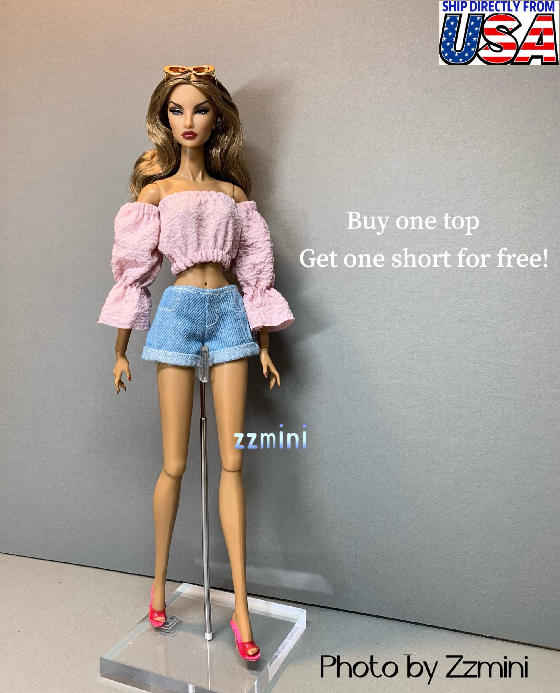 Handmade Pink Top for 11.5inch Fashion Doll Princess Clothes 1/6 Toy - Etsy
