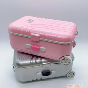 Dollhouse Miniature Suitcase Travel Luggage Money Can Dolls Toy ...