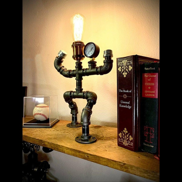 Gas Pipe Lamp - Etsy