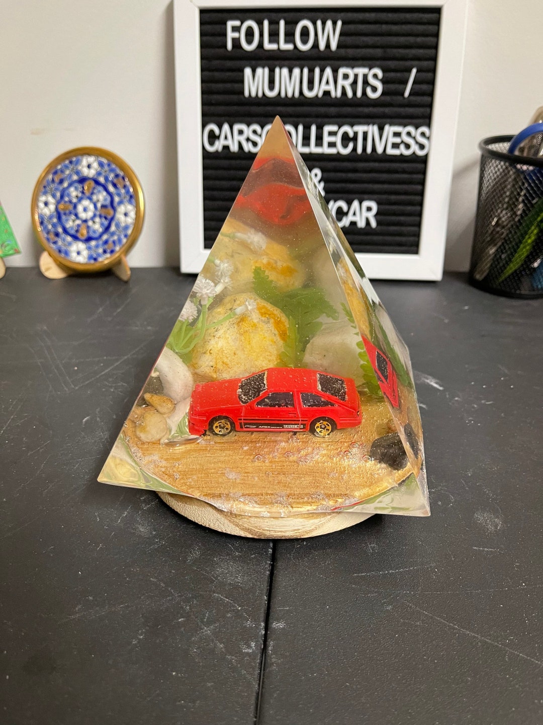 Sunken JDM Legend Resin Pyramid (medium) - Etsy