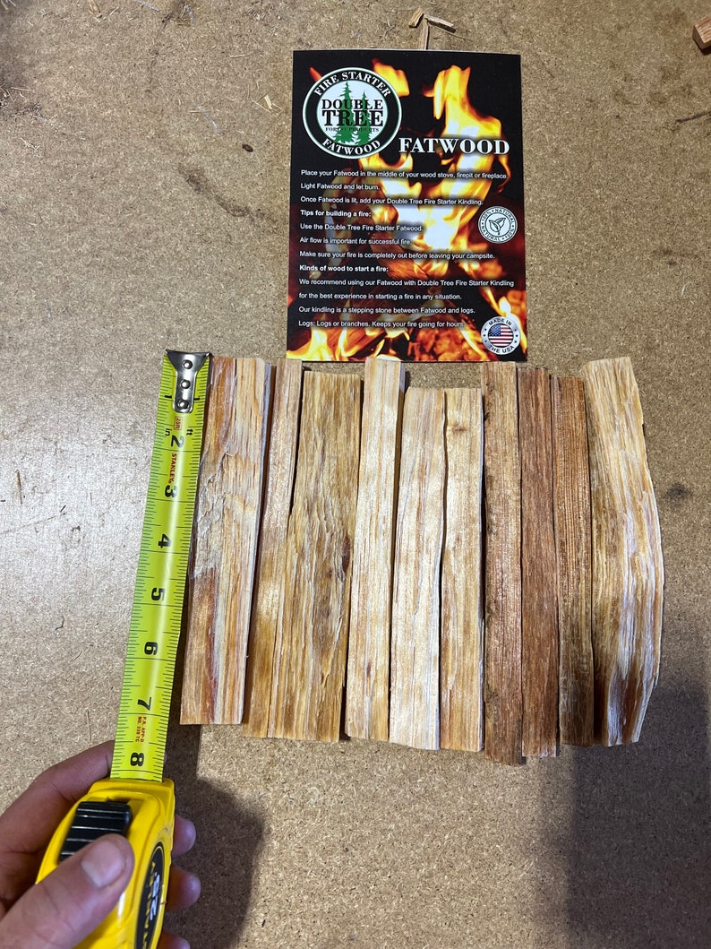Double Tree Fatwood Fire Starter Sticks - Etsy