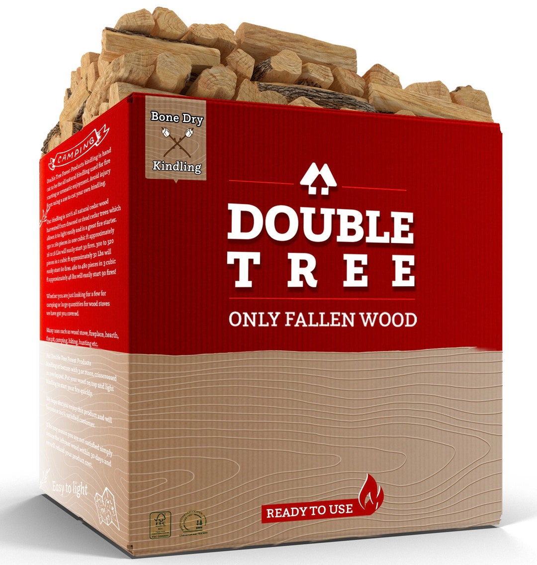 Double Tree Forest Products Fatwood and Incense Cedar Kindling Bundle ...