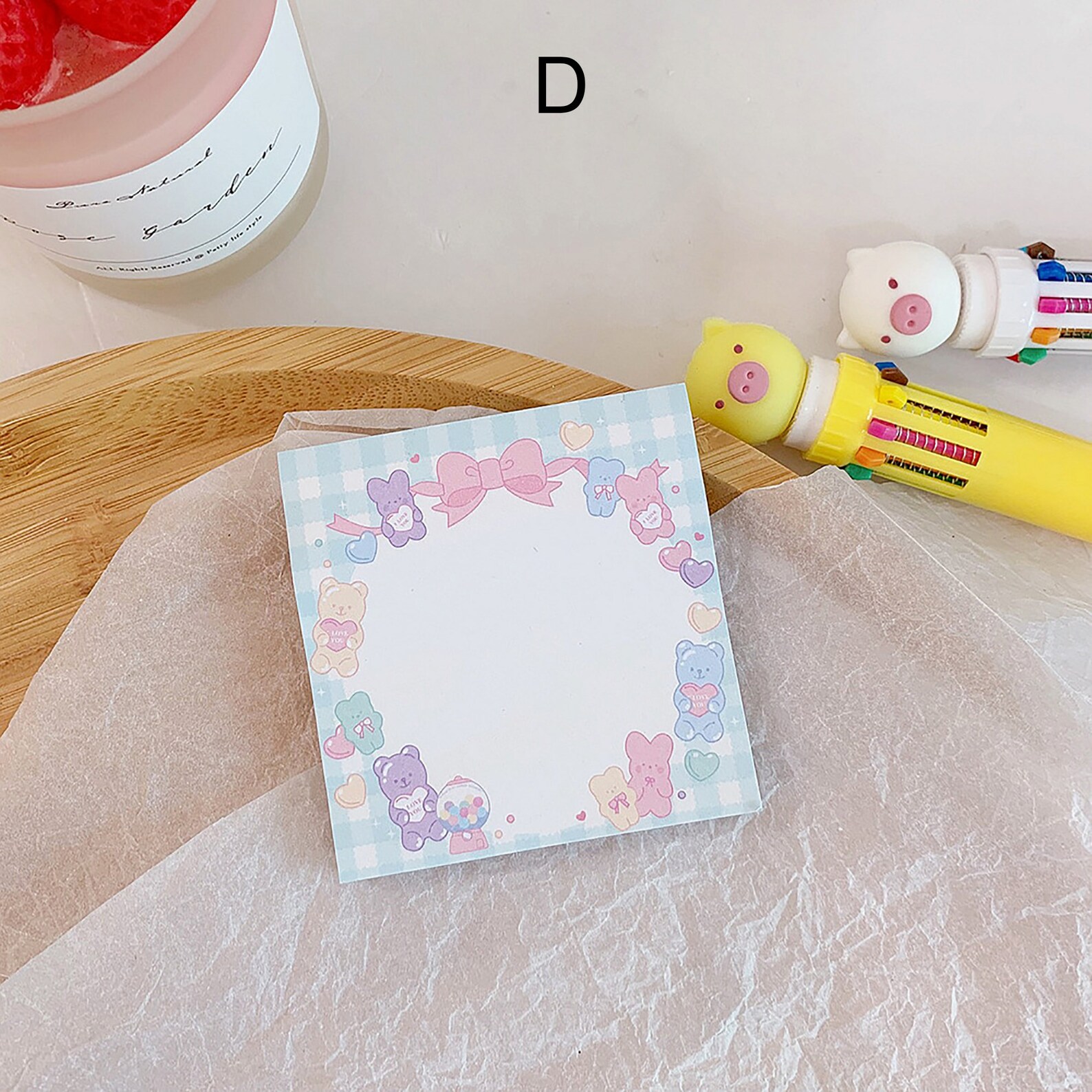 Sweetheart Candy Sticky Notes For Students Cute Candy | Etsy