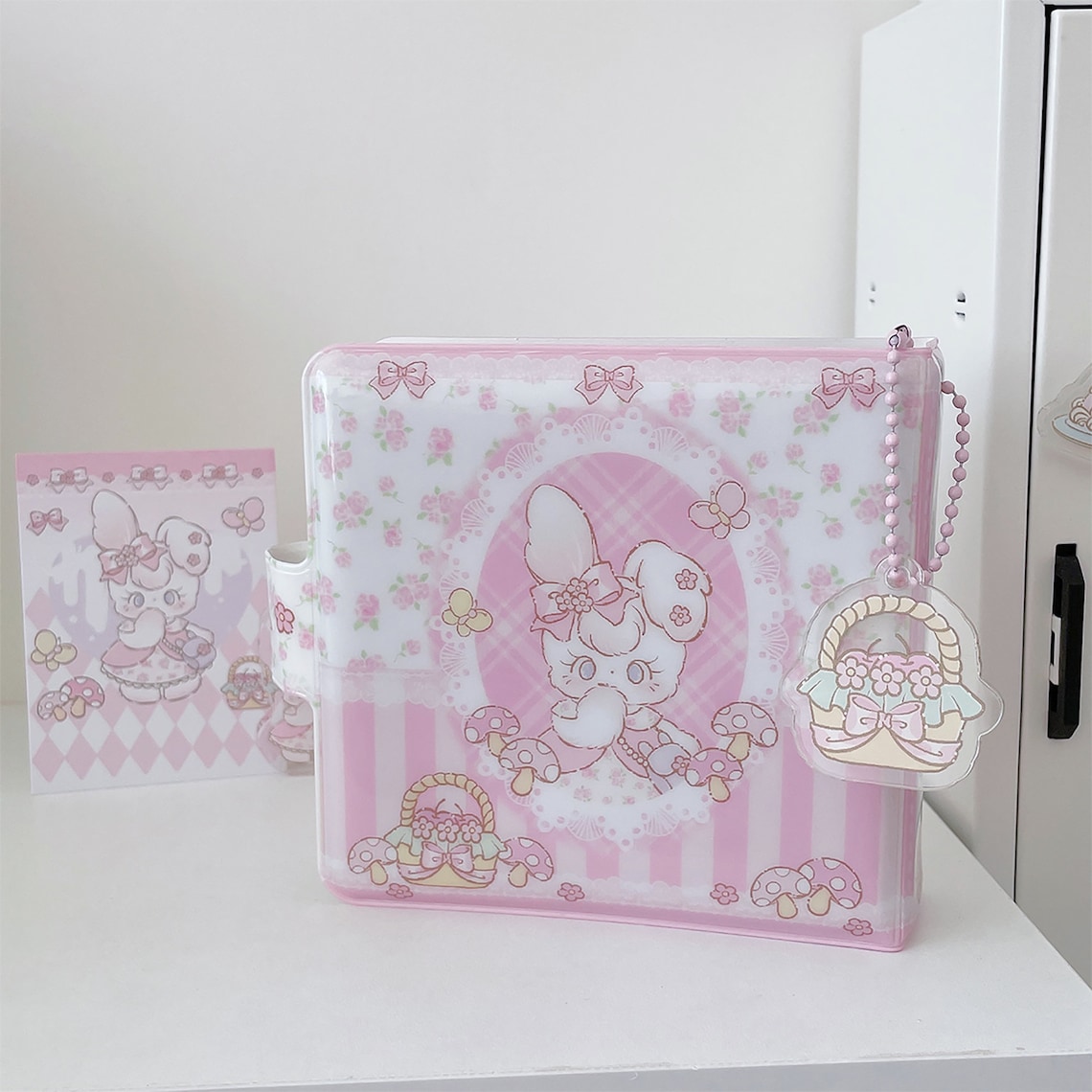 Kawaii Pink Bunny Photo Albums Cute Cartoon Hollow Heart - Etsy