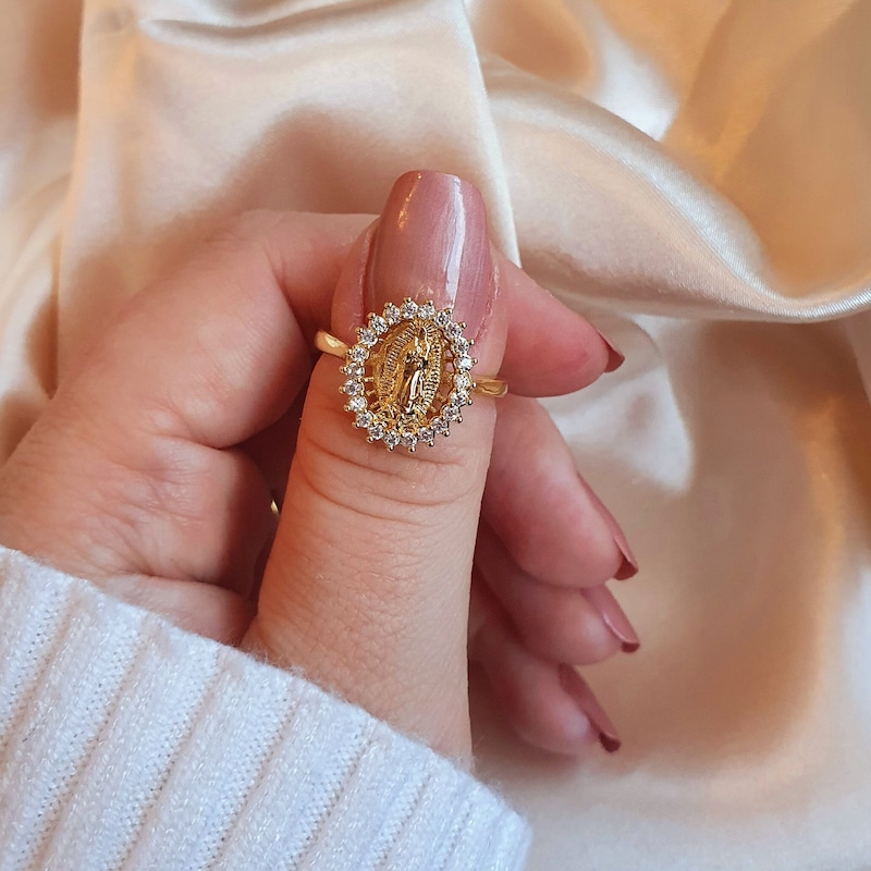 Virgin of Guadalupe Ring - Etsy