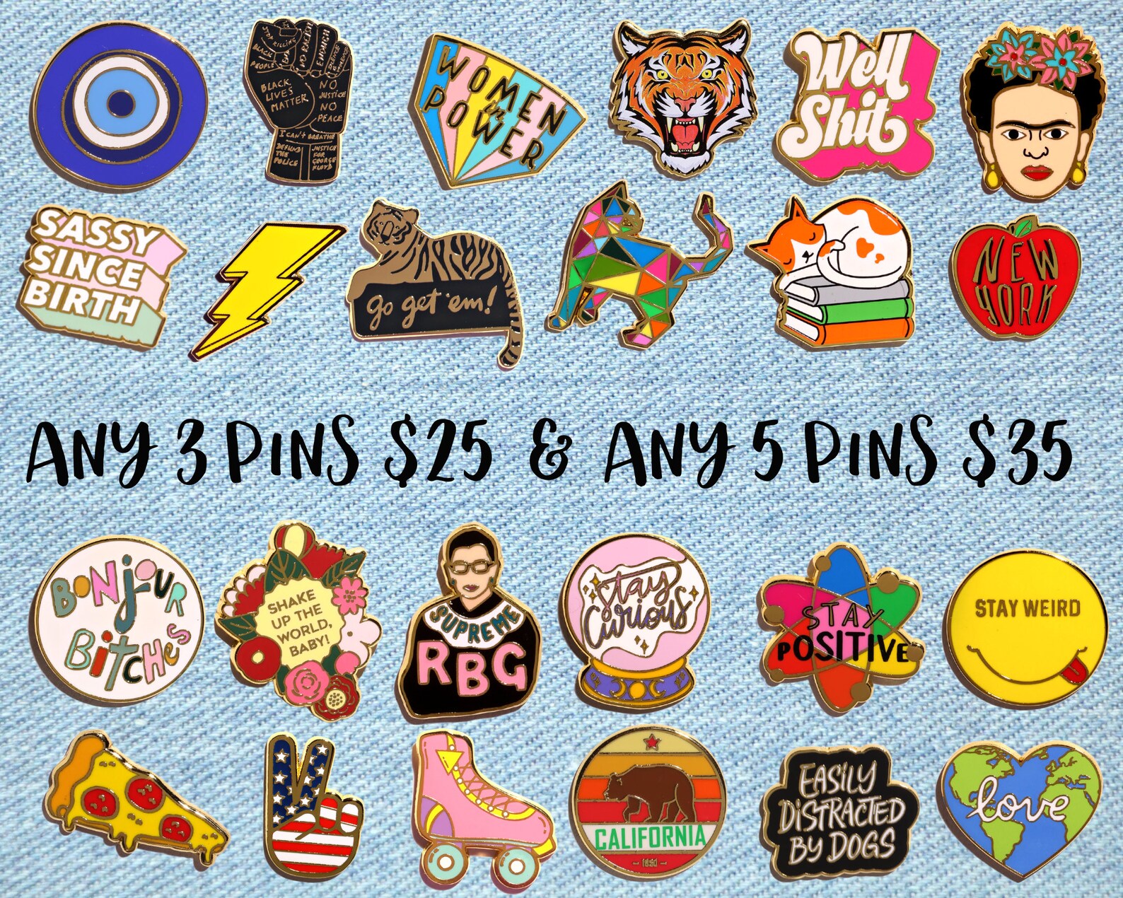 RBG Enamel Pin Backpack Pin Lapel Pin Pins and Patches - Etsy