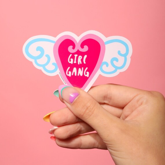 Girl Gang Sticker Waterproof Sticker Decorative Sticker | Etsy