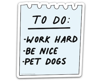 To Do List Sticker - Etsy