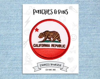 California Bear Patch - Etsy
