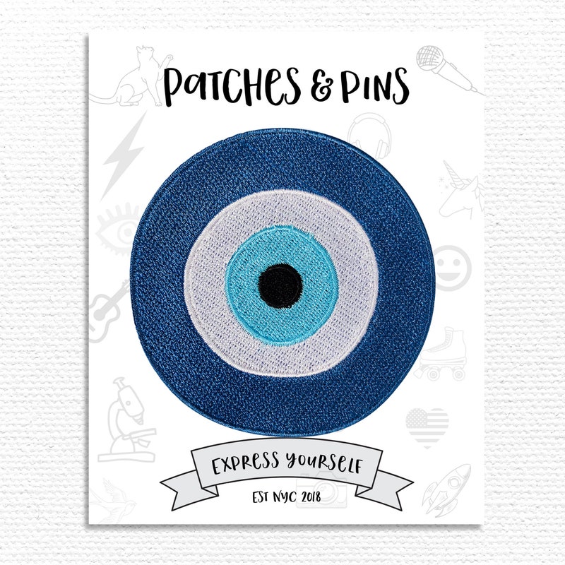 Evil Eye Patch - Etsy
