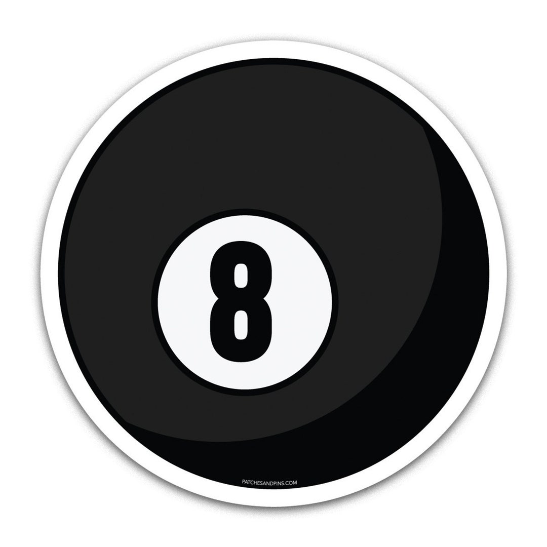 Billiards Ball Sticker , Waterproof Sticker, Decorative Sticker, Water ...
