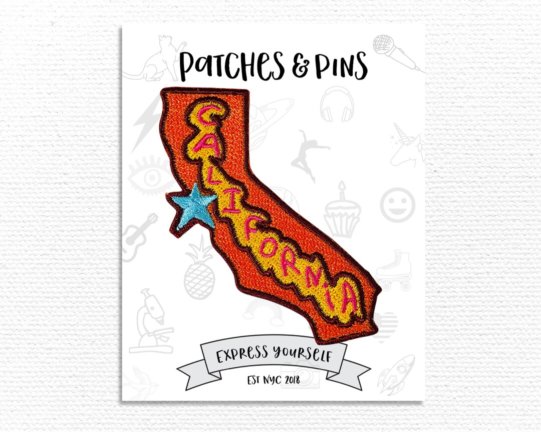 California State Patch - Etsy