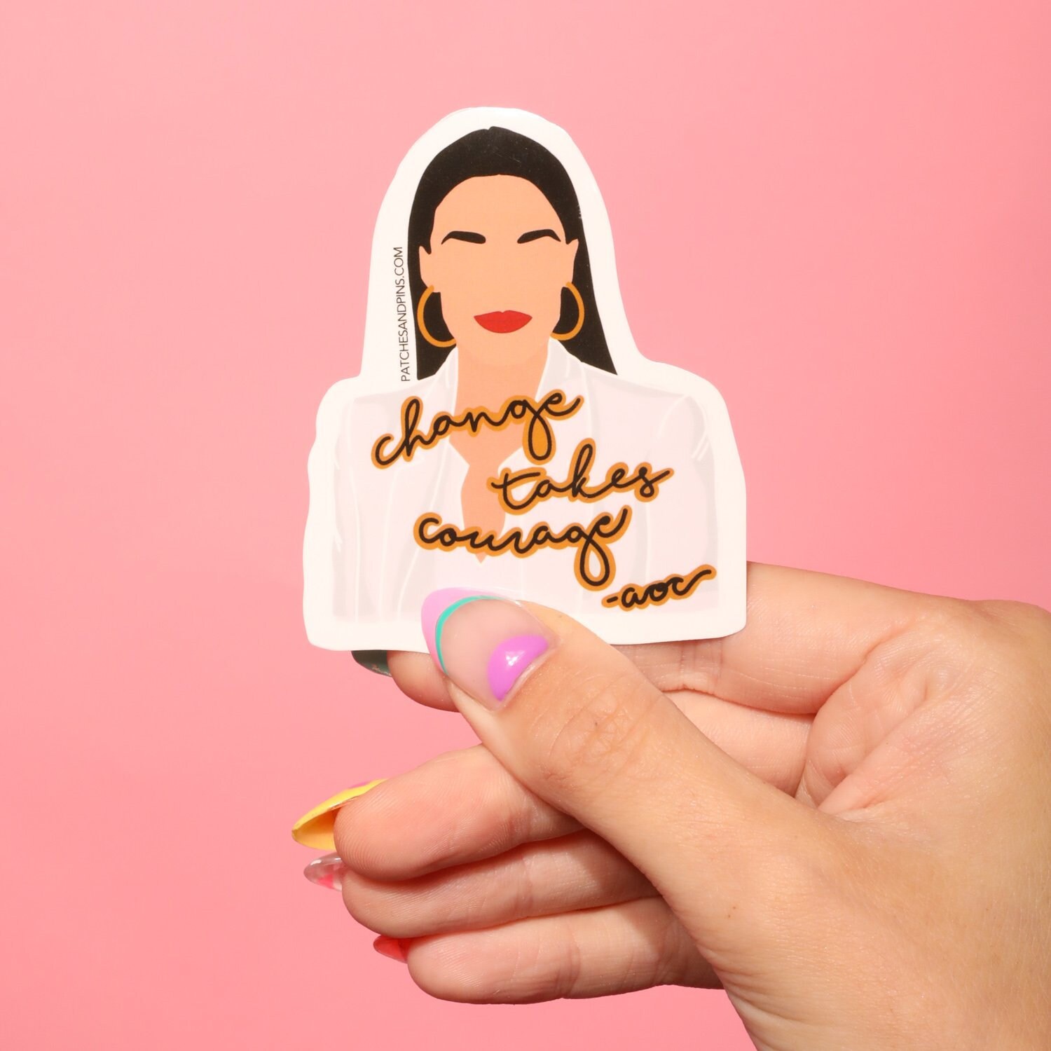 AOC Sticker Powerful Women Sticker Waterproof Sticker | Etsy
