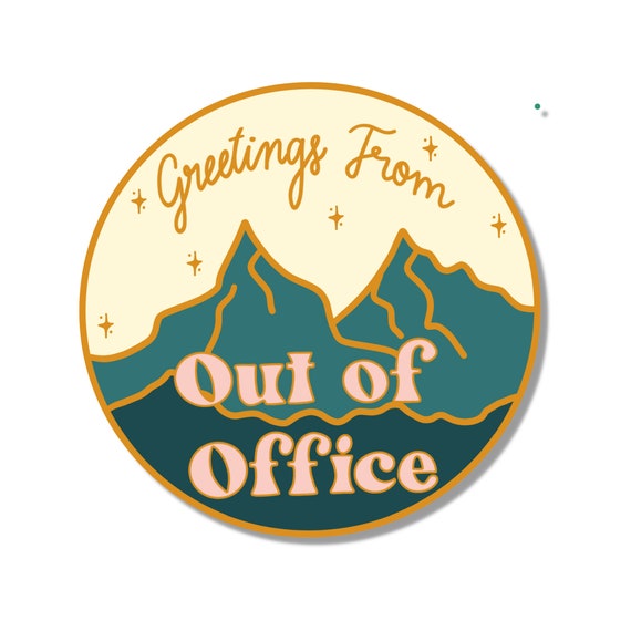 Out of the Office Sticker - Etsy