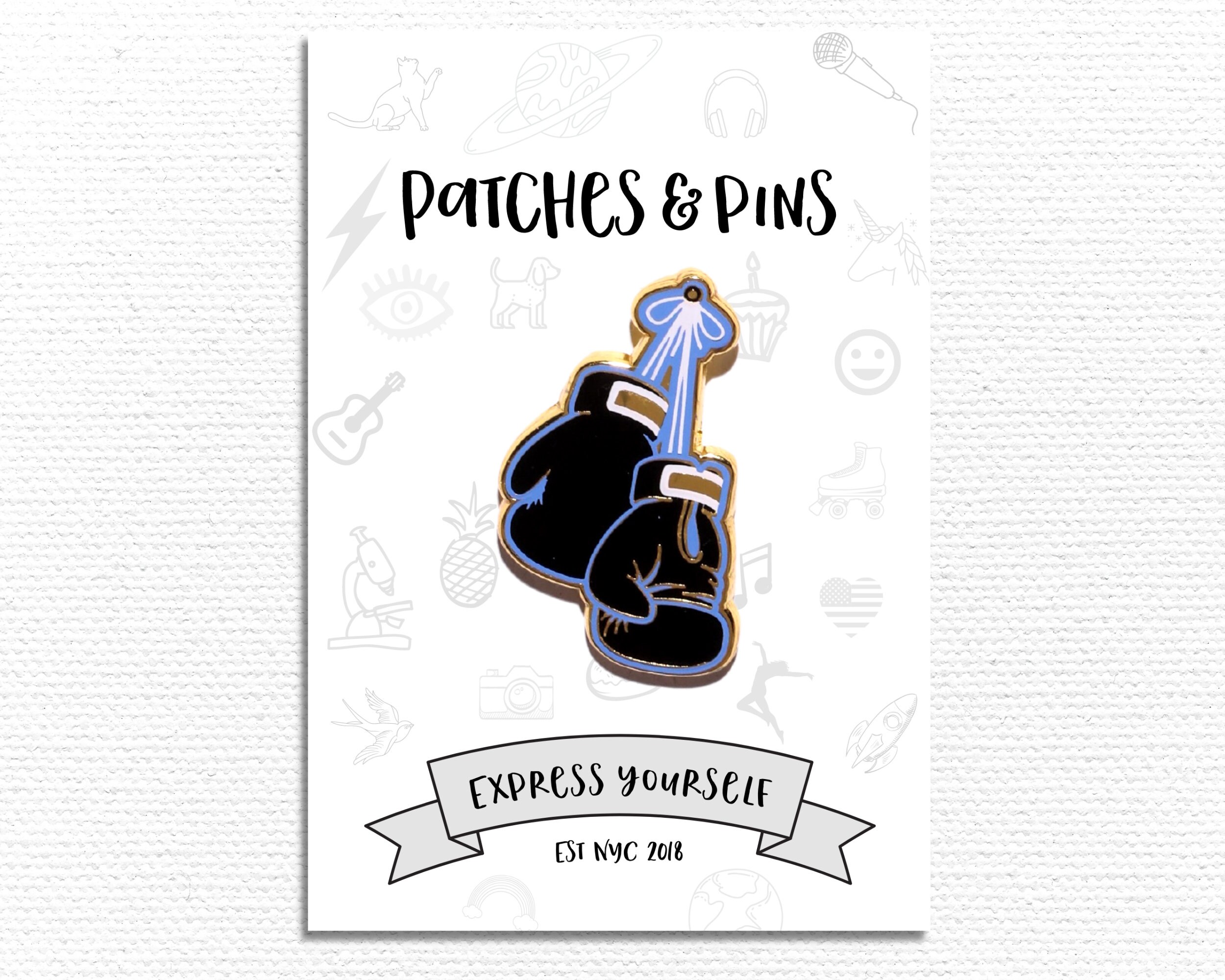 Boxing Gloves Enamel Pin Backpack Pin Lapel Pin Pins and - Etsy