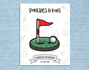 Golf Sew on Patch - Etsy